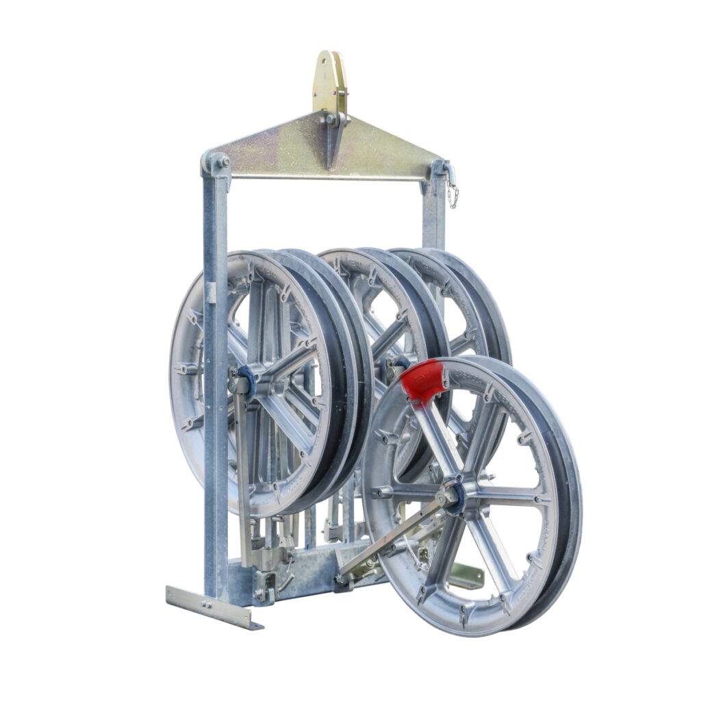 025-SC 5BUNDLED CONDUCTOR STRINGING BLOCKS DETACHABLE FRAME VERSION ...